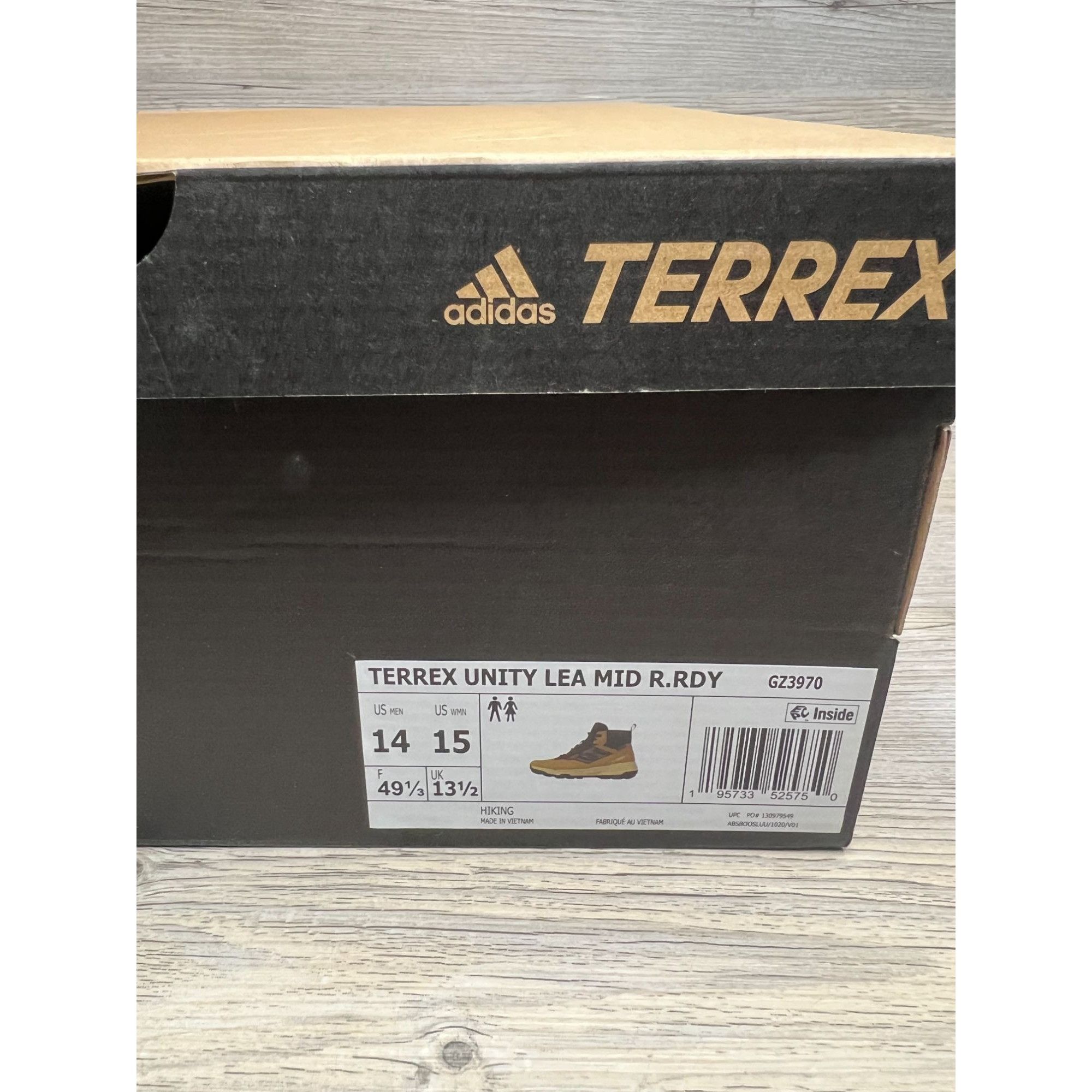 Adidas adidas TERREX Unity Leather Mid RAIN RDY Mens Size 14 Core | Grailed