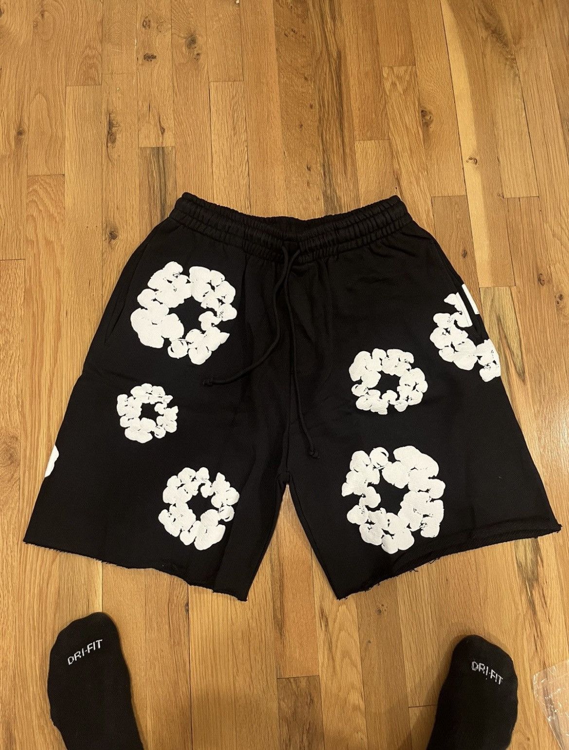 DENIM TEARS Black denim tears shorts | Grailed