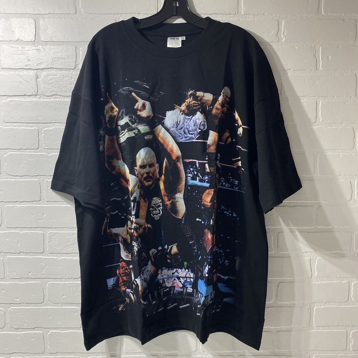 Streetwear NEW - Stone Cold 3:16 Arrive Raise Hell Leave Black T-Shirt ...