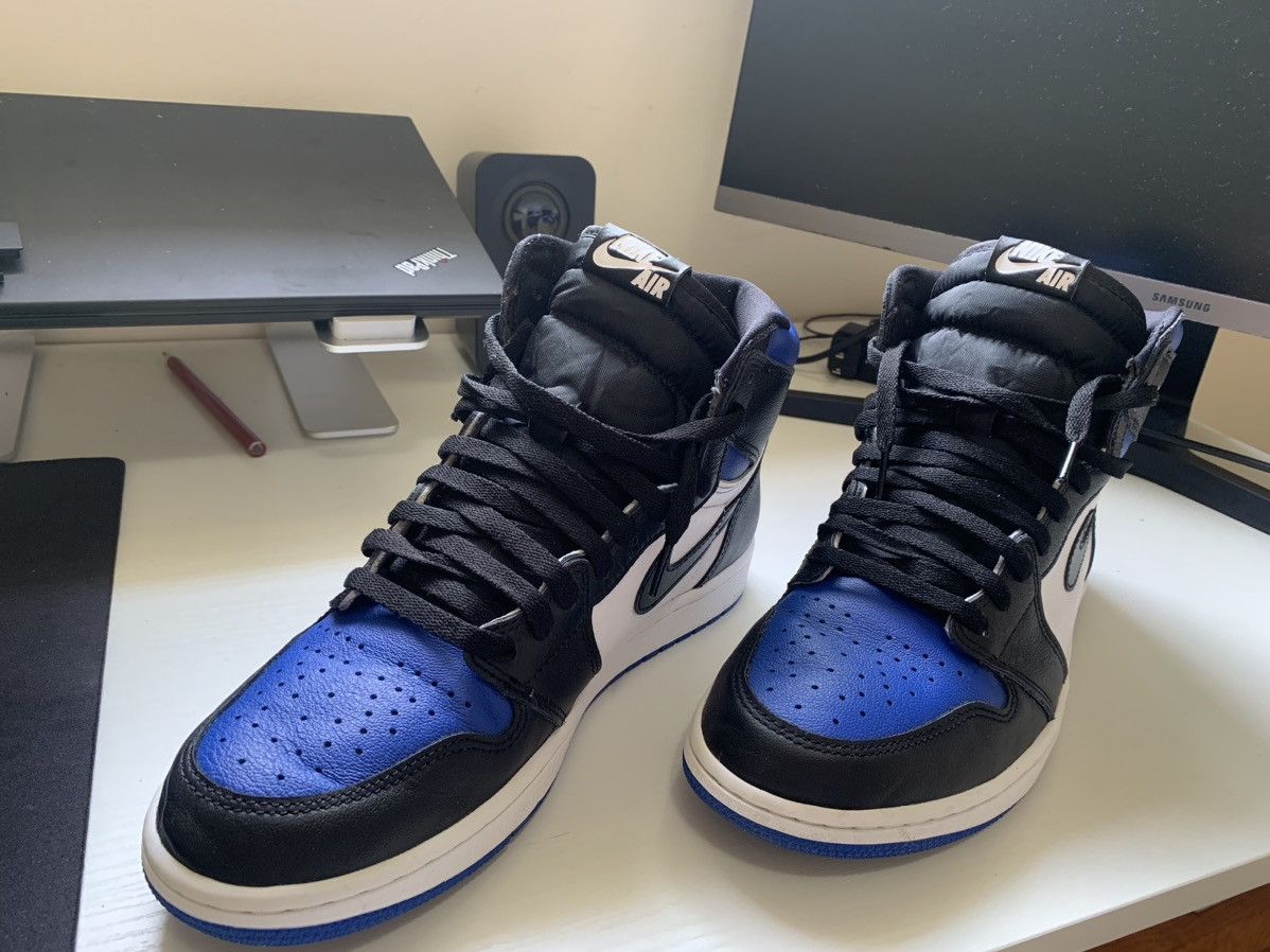 Nike × Streetwear × Vintage Air Jordan 1 Retro High OG Royal Toe | Grailed