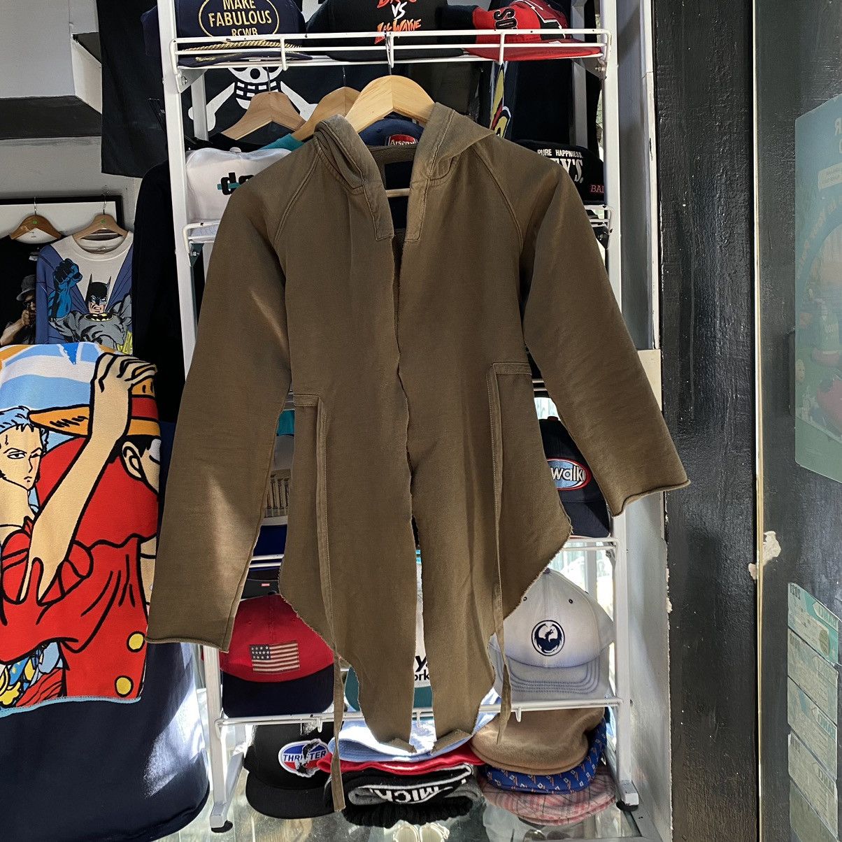 Rick Owens Rick Owens slab cropped hoodie | Grailed