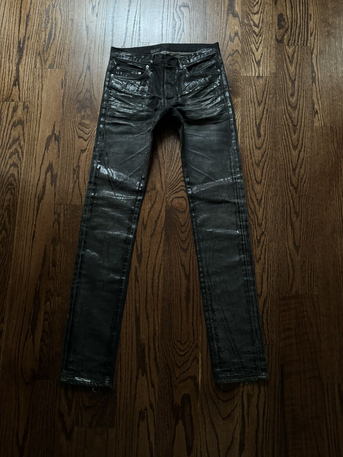 Dior × Hedi Slimane dior luster aw03 wax denim | Grailed