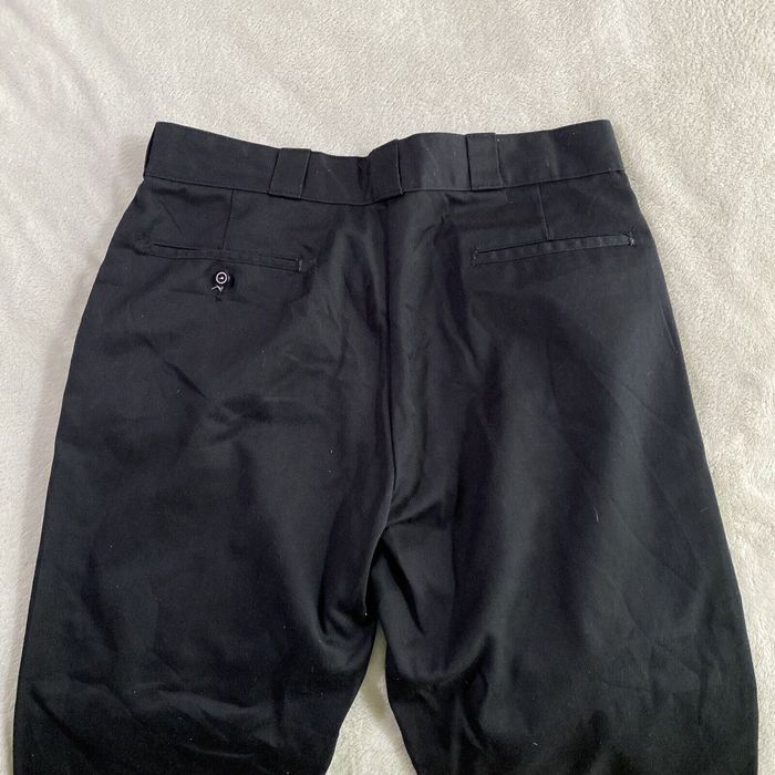 Dickies Dickies Pants Mens 36x28 Black Work School Uniform Actual 87 ...