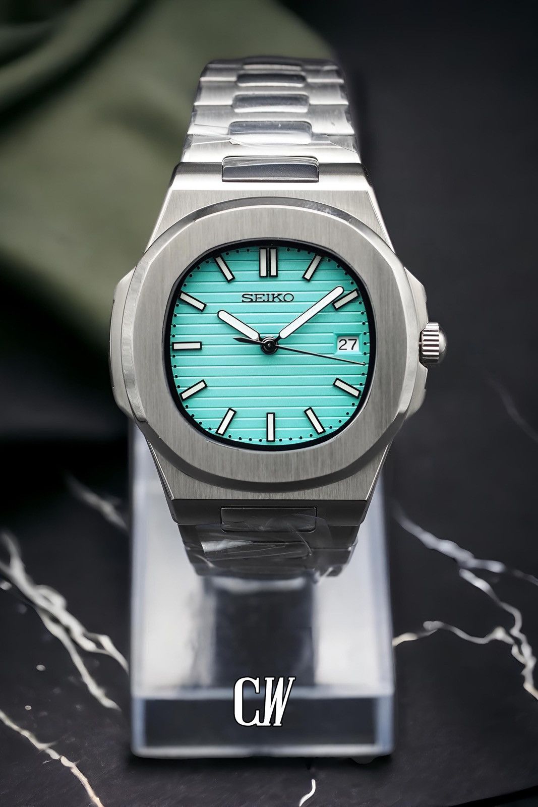 Seiko Seikonaut luxury custom “nautilus” watch | Grailed