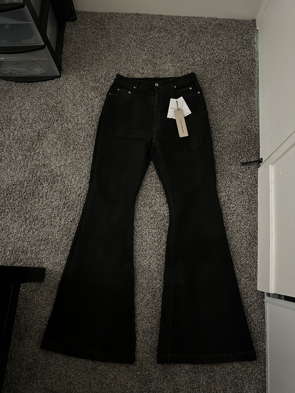 Rick Owens × Rick Owens Drkshdw Rick Owens SS24 “Lido” Bolan Bootcut ...