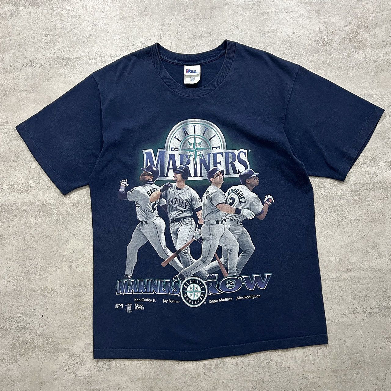 Vintage VTG 90s MLB KEN GRIFFEY Jr. SEATTLE MARINERS A.ROD T-SHIRT ...