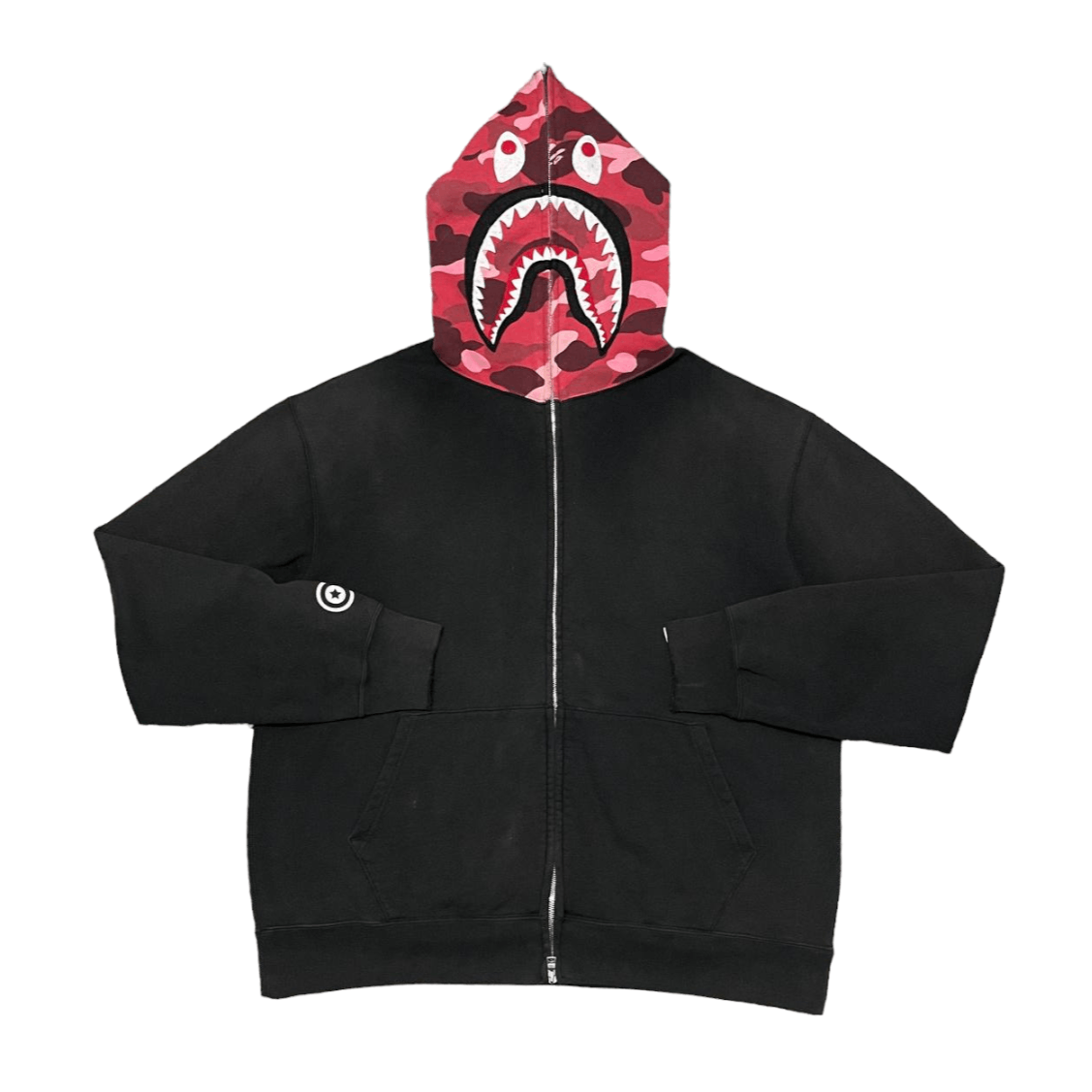 Bape OG 2006 Bape Shark 1st Red Camo Hoodie Full Zip | Grailed