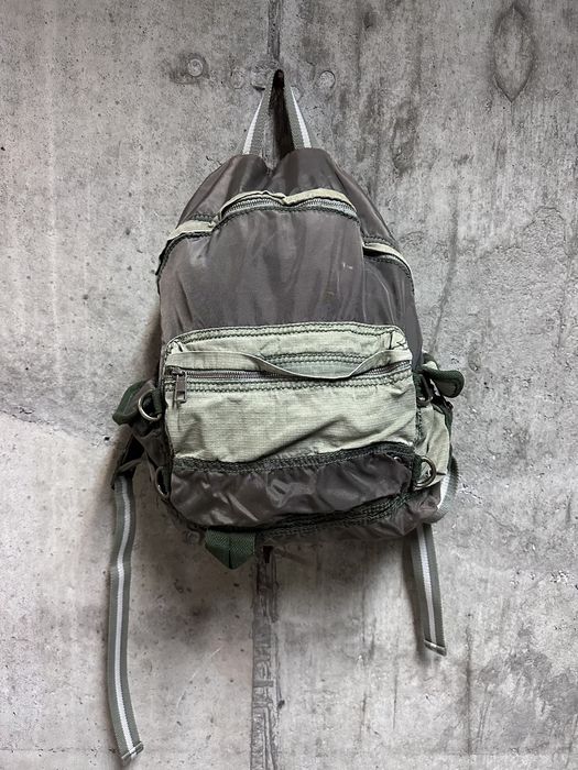 Archival Clothing Y2K Avant Garde Utility Tactical Gorpcore Green ...