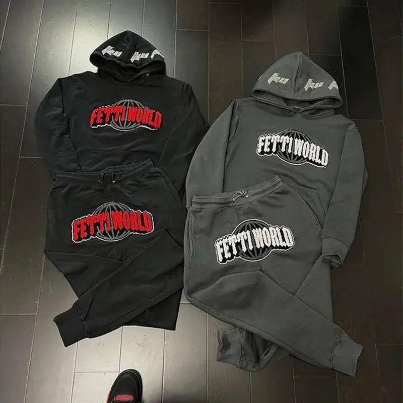 Streetwear Y2K Retro Flocking Clothing Street Punk Fetti World | Grailed