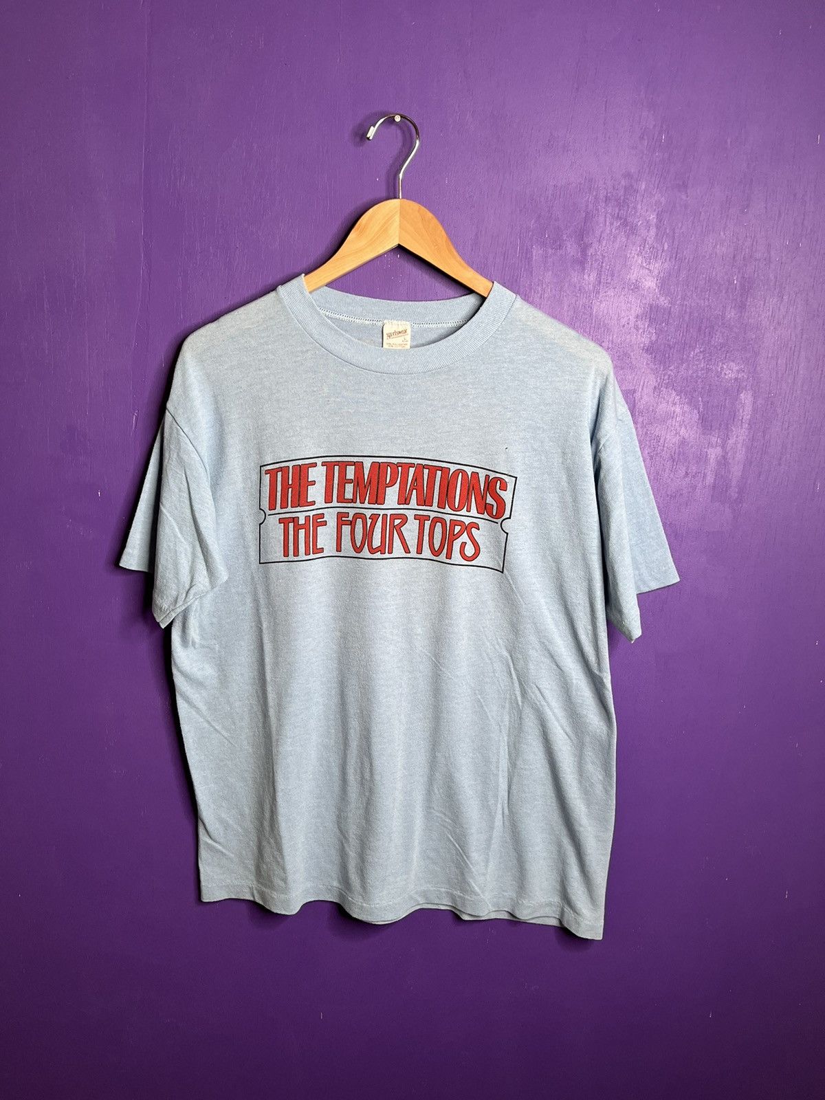 Vintage Vintage 70s The temptations the four tops TNT tour t-shirt ...