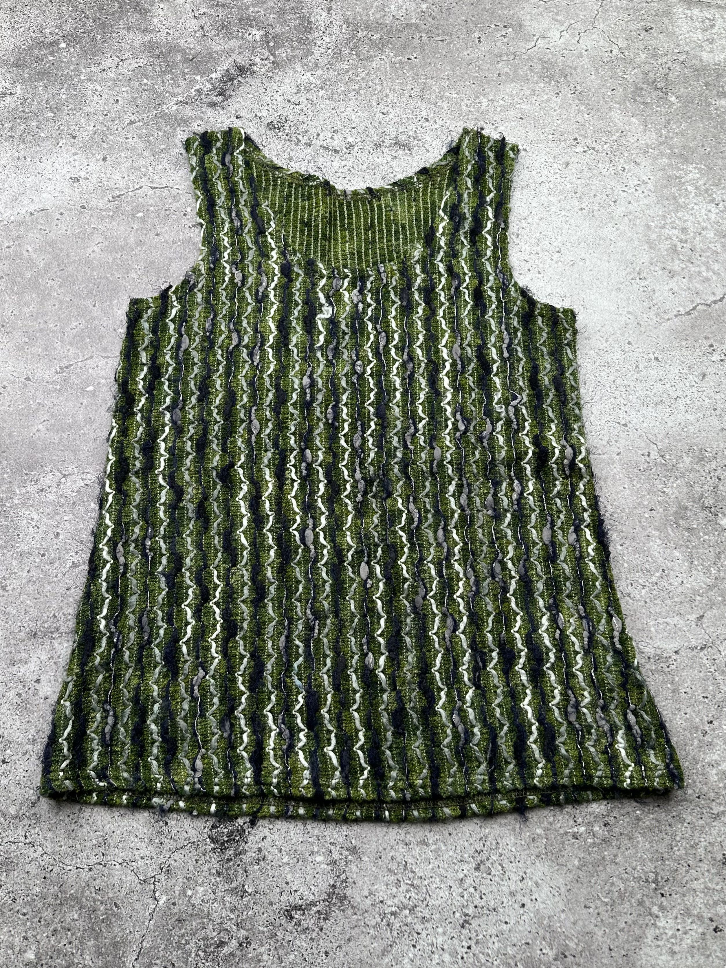 Avant Garde × Japanese Brand × Vintage Vintage Mohair Rare Tank Top ...