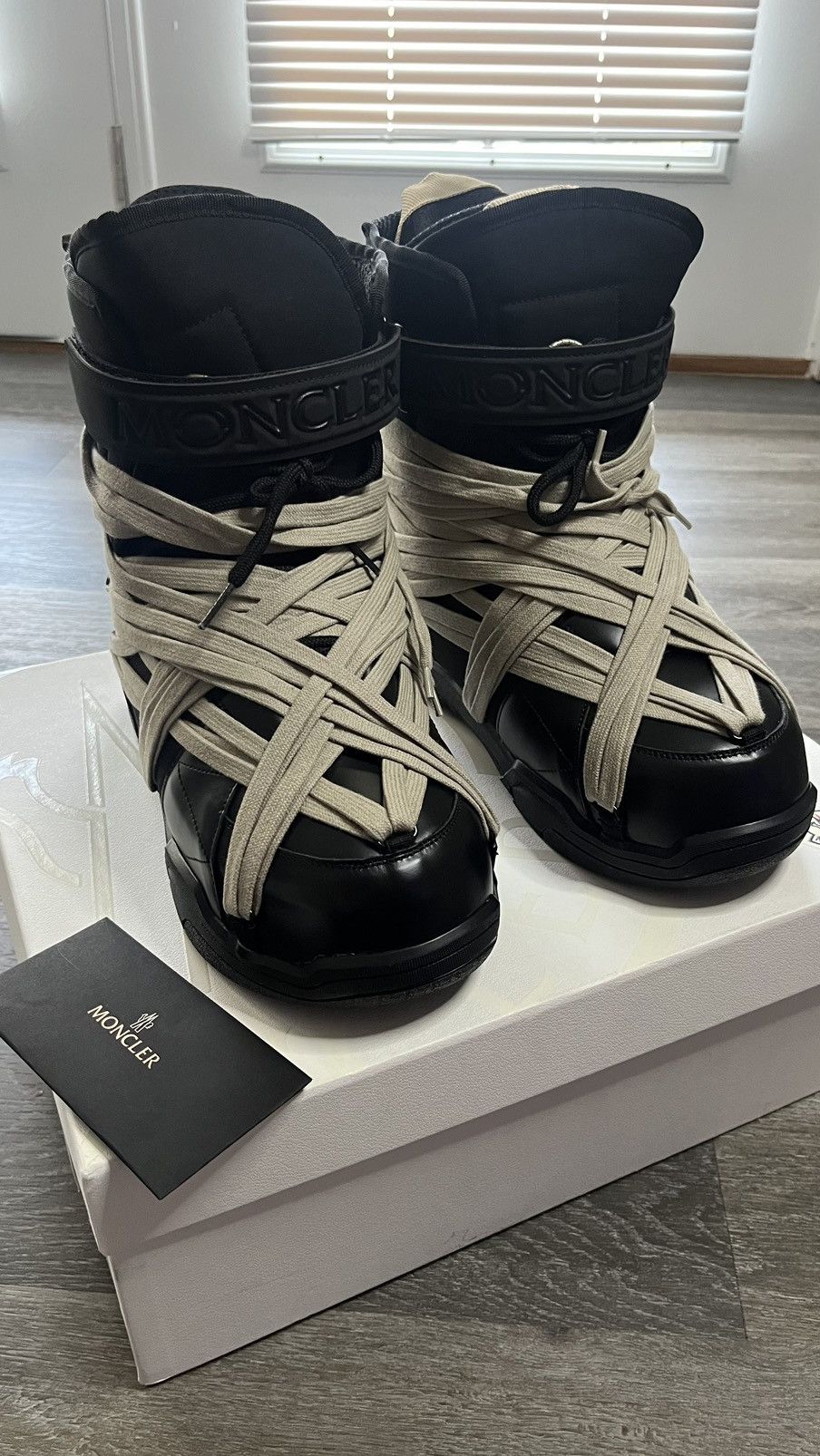 Moncler × Rick Owens Rick Owens X Moncler Amber Boots Grailed