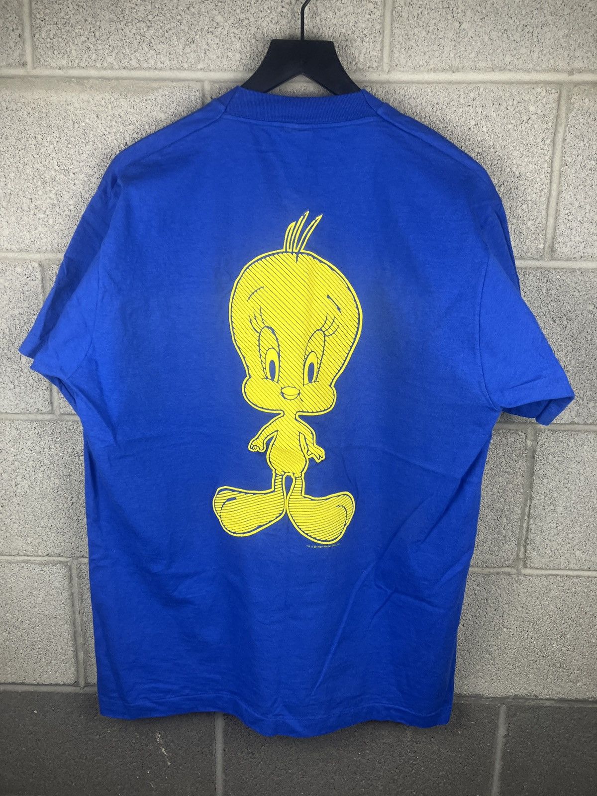 Vintage × Warner Bros Vintage 1980s Tweety Looney Toons Puff Print ...