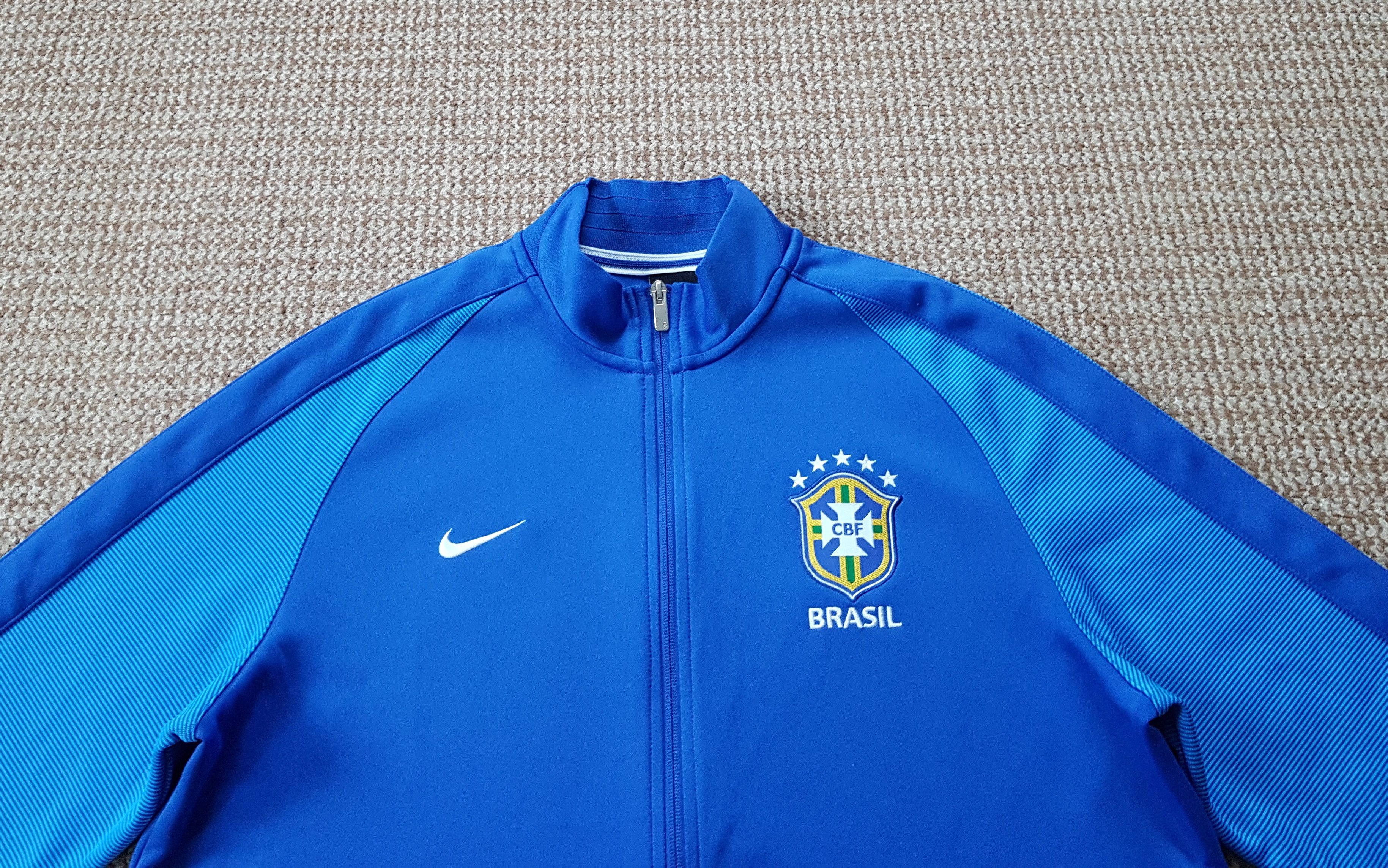 Nike Nike Brazil Football Soccer Track top Jacket | Grailed