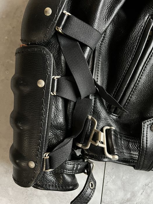 Kadoya Kadoya “Battle Suit” Armoured Leather Jacket | Grailed