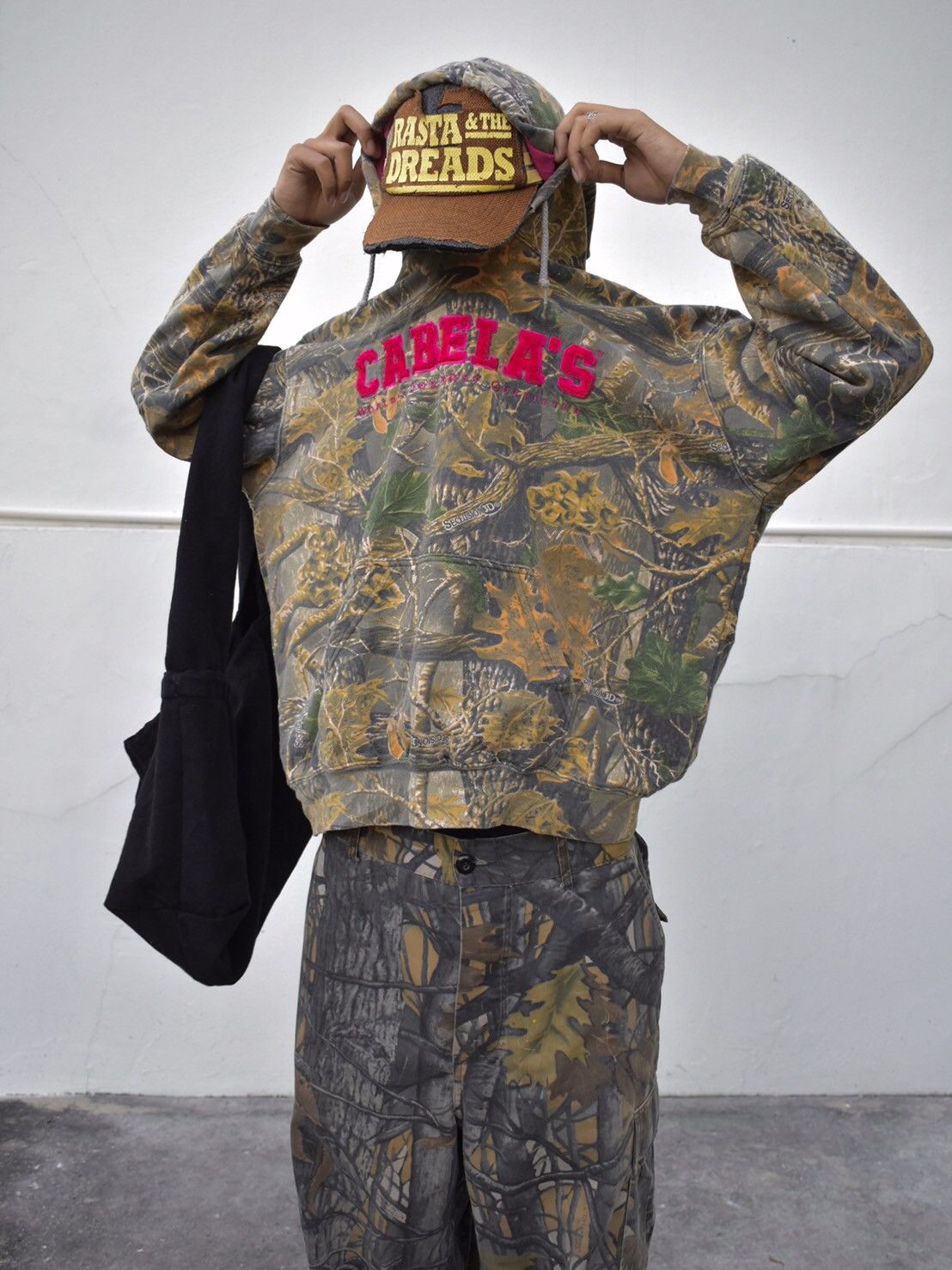Cabelas × Camo × Vintage Faded Camo Cabelas Distressed Hoodie | Grailed
