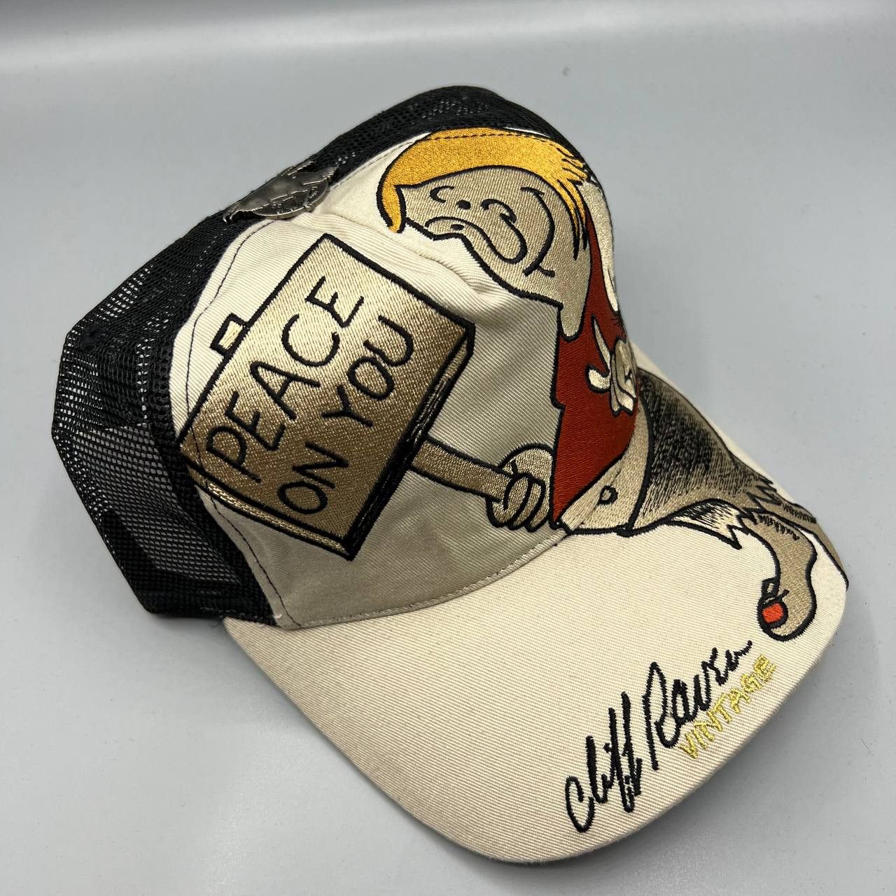 Ed Hardy Vintage Cliff Raven Hat Japanese tattoo Snap back Trucker ...