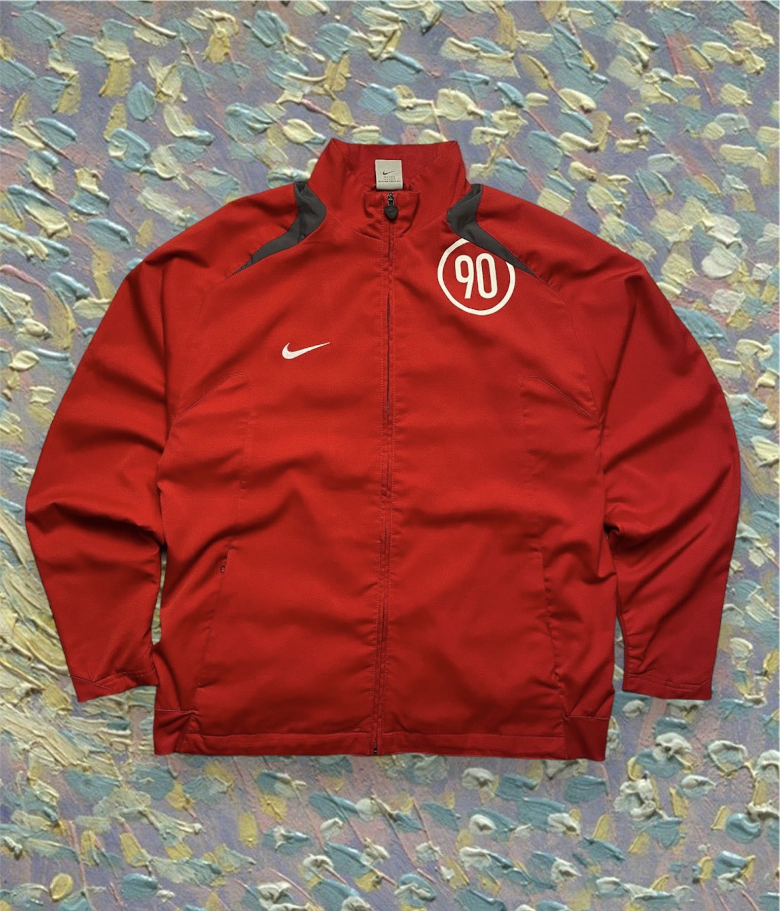 Nike Vintage Nike 90 total central logo nineties light jacket 90s | Grailed