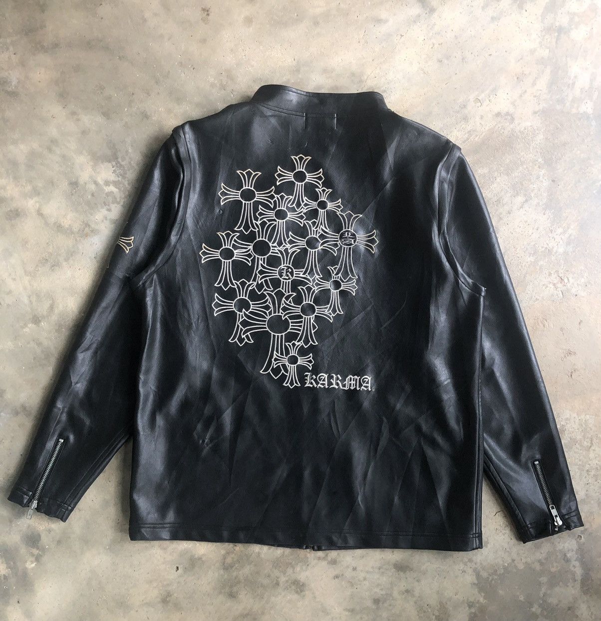 Archival Clothing Karma detachable Genuine Leather inspired Chrome ...