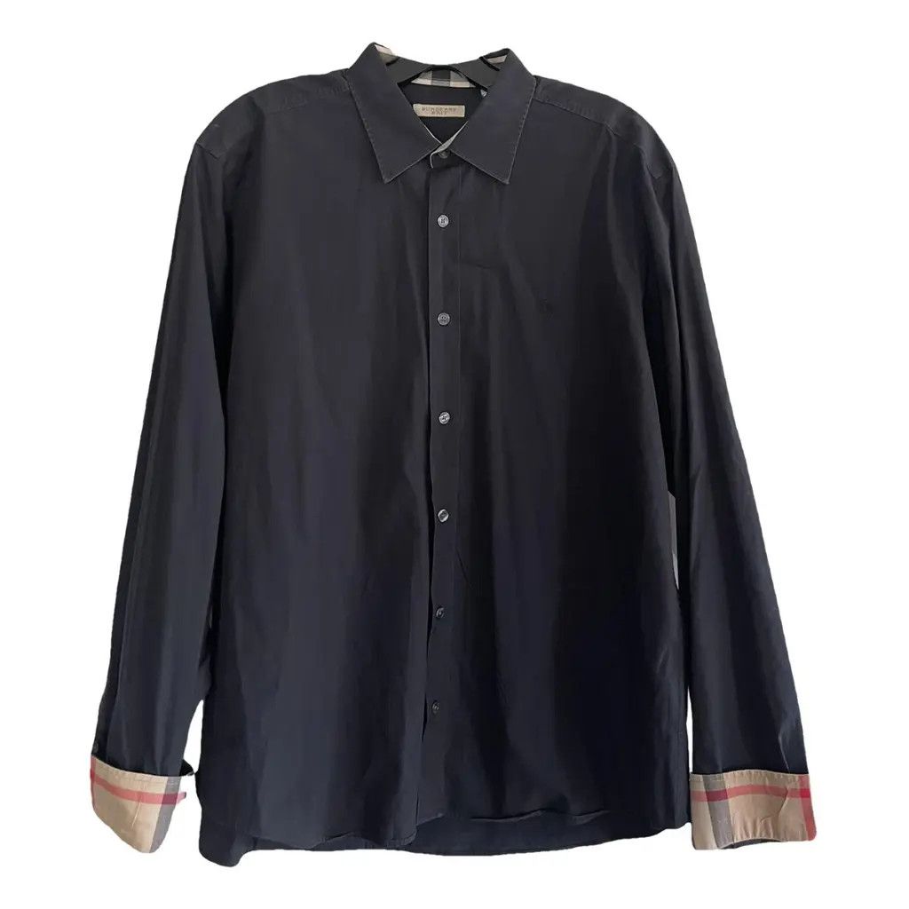 Black burberry shirt womens store