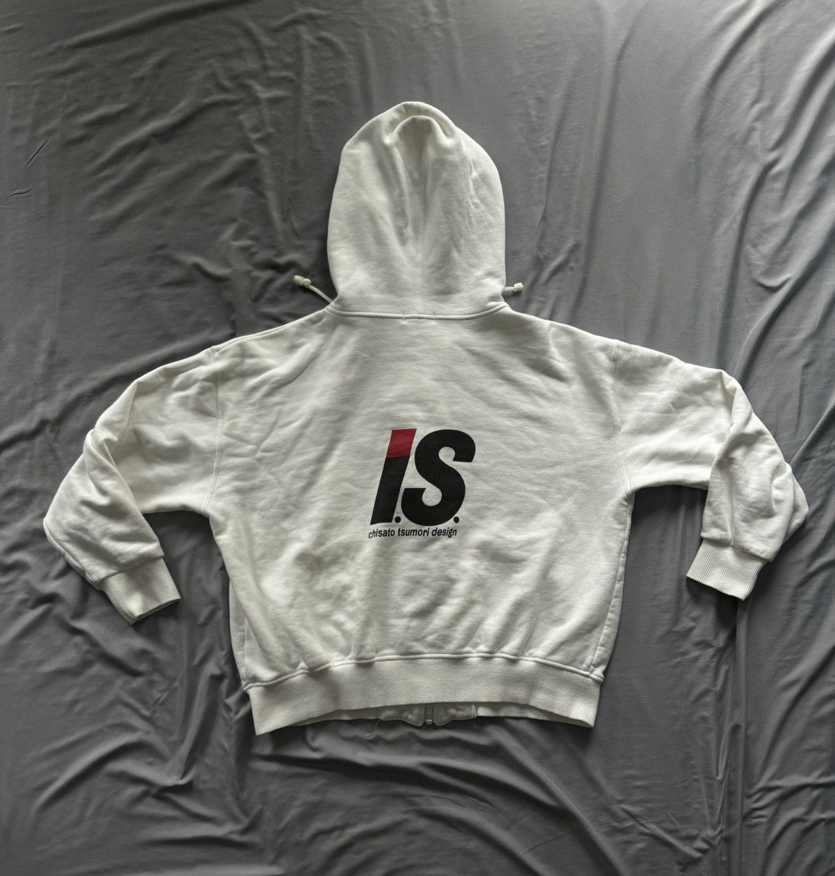 Issey Miyake Vintage Issey Miyake IS Big Logo Spell Out Hoodie | Grailed