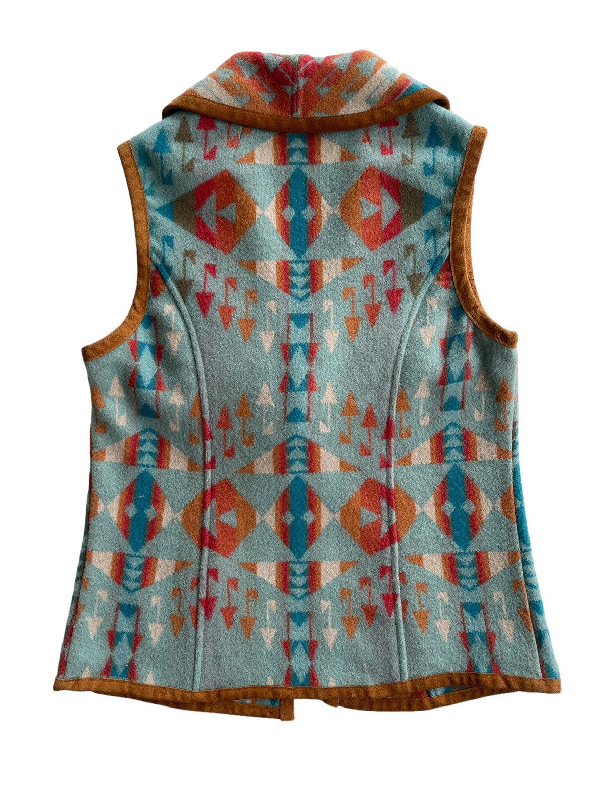 Pendleton Vintage Pendleton Aztec Navajo Shawl Collar Vest | Grailed