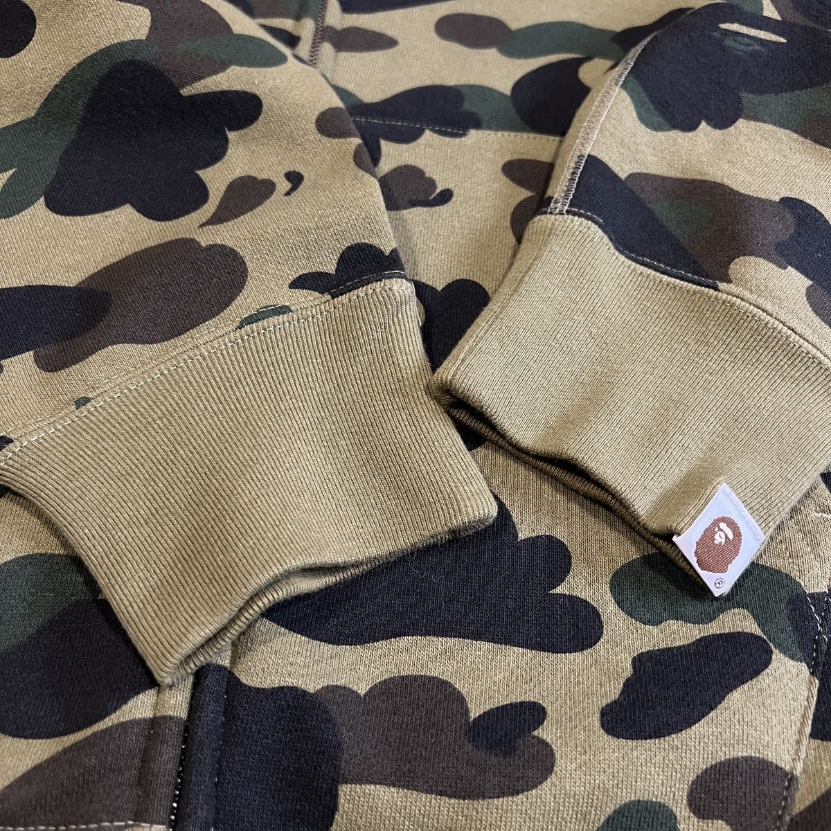 Bape Bape New York Store 1St Camo Zip Up Hoodie | Grailed