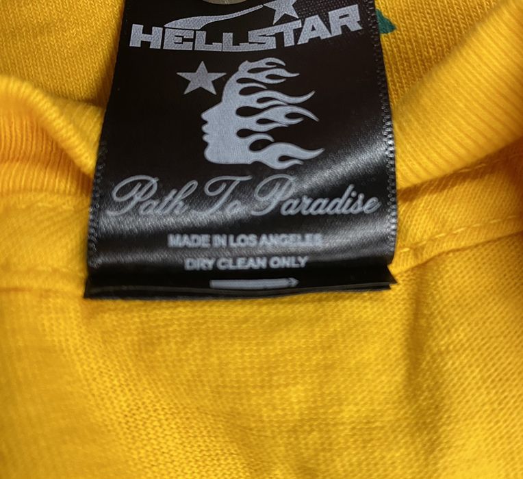 HELLSTAR Hellstar Studios Jesus Tee yellow | Grailed