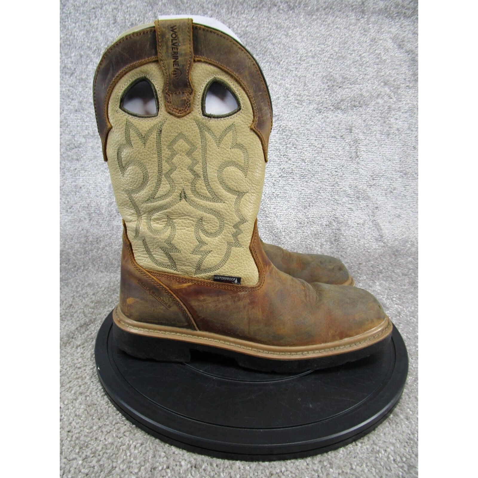 Vintage Wolverine Boots Mens Size 10 Ew Wide Carbonmax Toe Brown ...