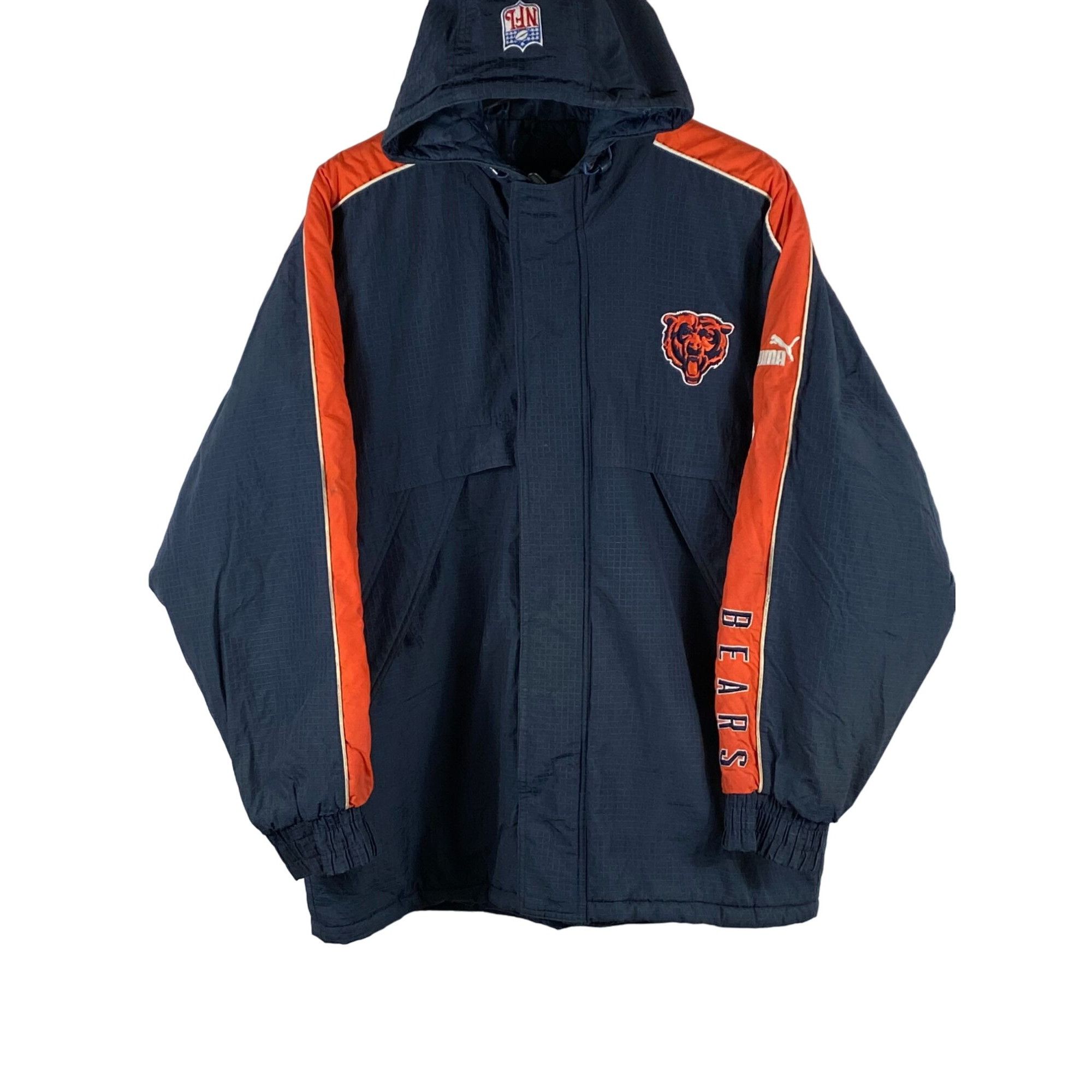 Puma Vintage 90's Puma NFL Chicago Bears Football Puffer Hooded J | Grailed