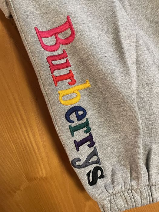 Burberry Burberry Rainbow Logo Sweatpants *RARE* | Grailed