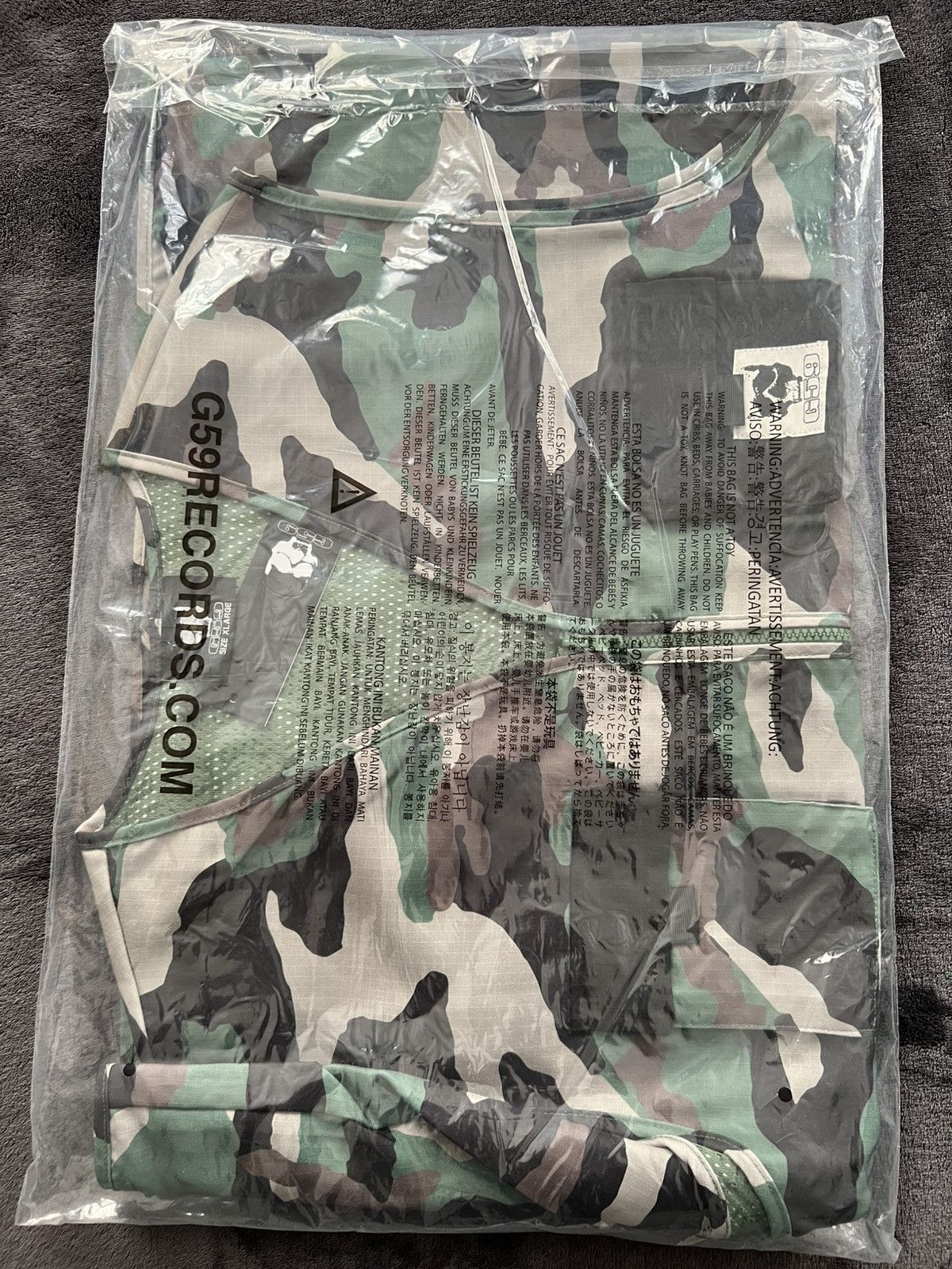 G59 Records × Pouya & $uicideboy$ Merch G59 Tactical Vest Camo XL | Grailed