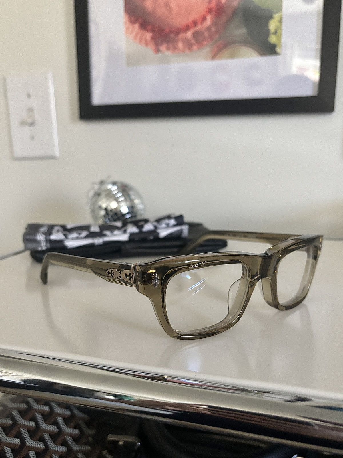 Chrome Hearts CHROME HEARTS THICK CRYPDIC FRAMES | Grailed