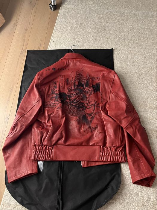 Enfants Riches Deprimes ERD opium red leather jacket | Grailed