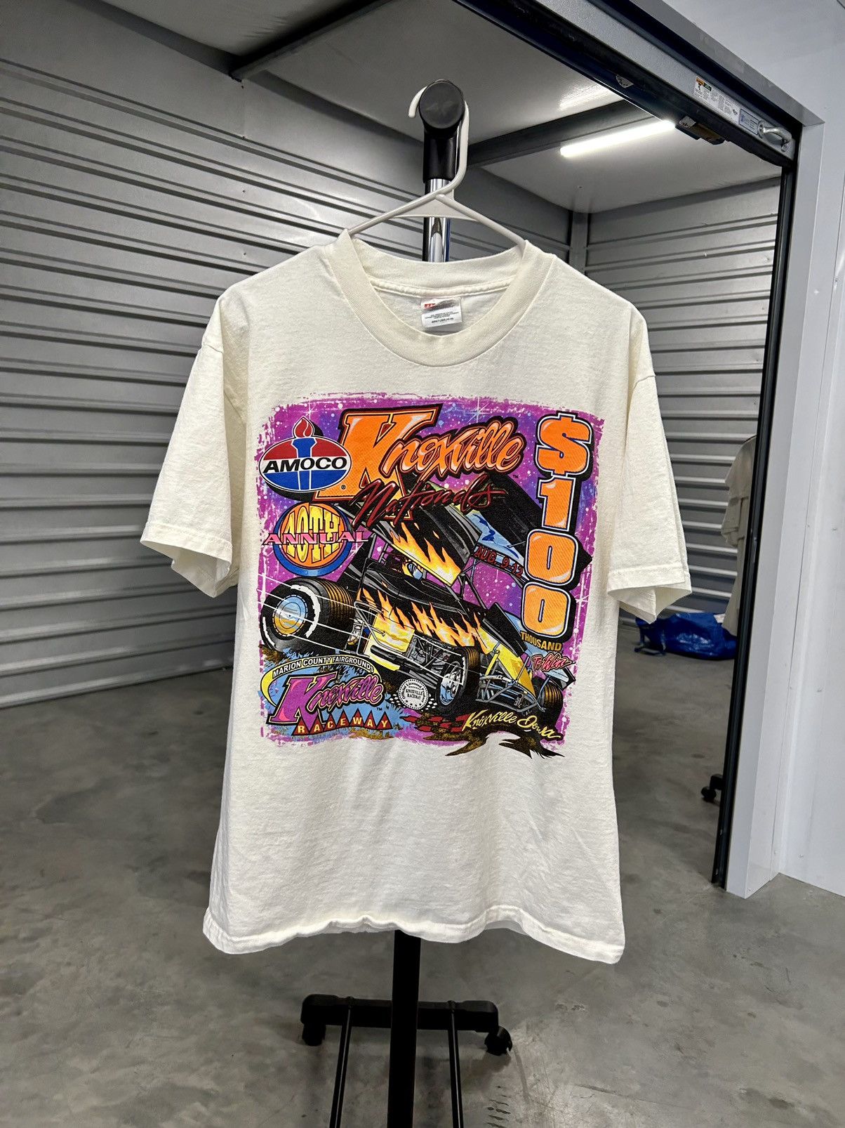 Vintage Vintage 90’s NASCAR Graphic Knoxville Racing race car tshirt ...