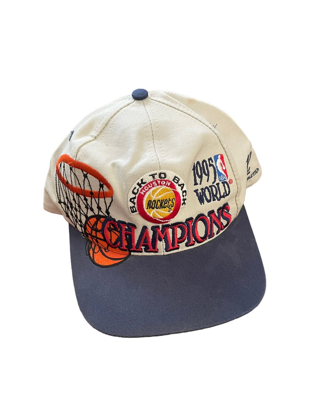 Vintage Vintage 1995 Houston Rockets Back to Back Champions Hat | Grailed
