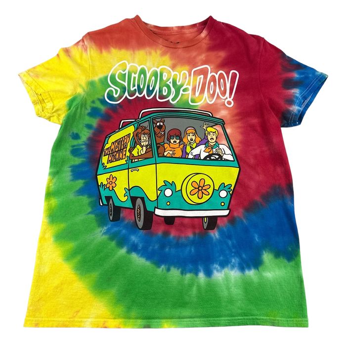Other Scooby Doo Shirt Rainbow Tie Dye 70s Cartoon Mystery Machine ...