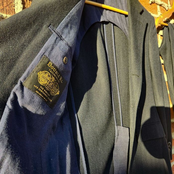 RRL Ralph Lauren RRL Navy Herringbone Suit 38R | Grailed