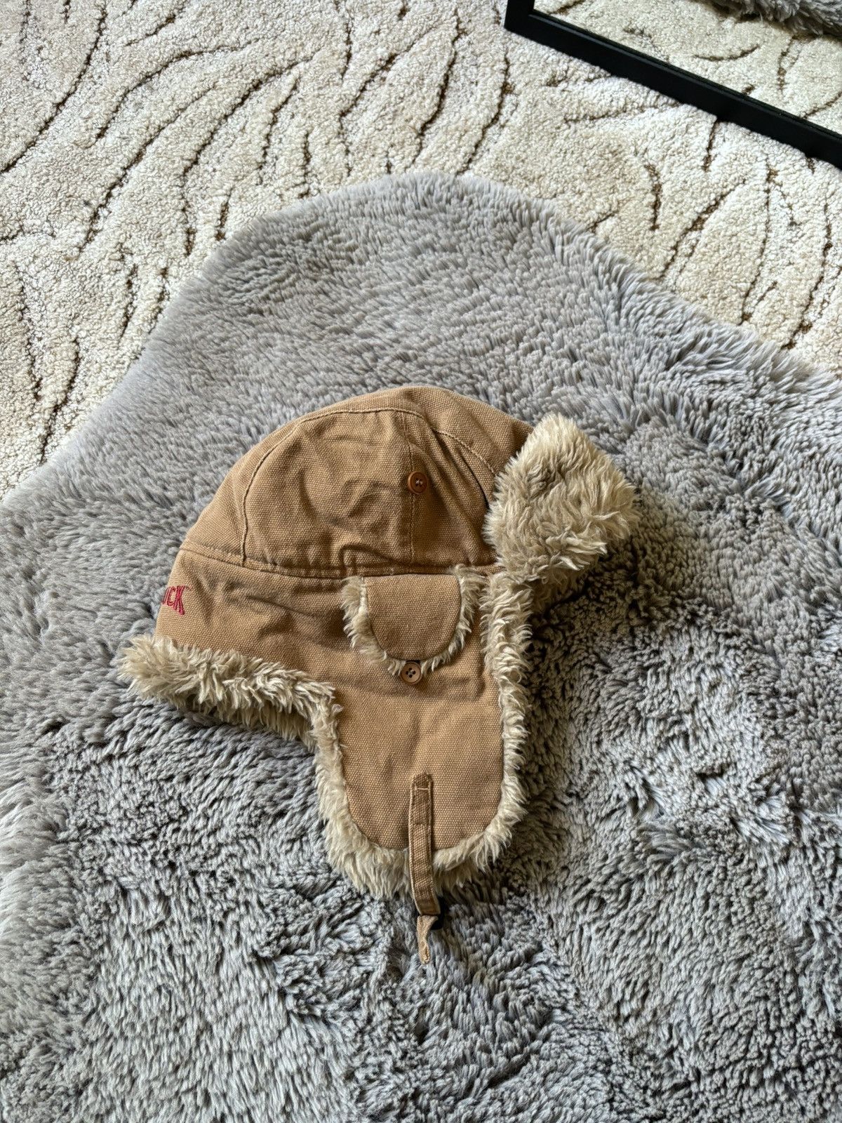 Vintage Carhartt style Ushanka mohair alternative hat hype | Grailed