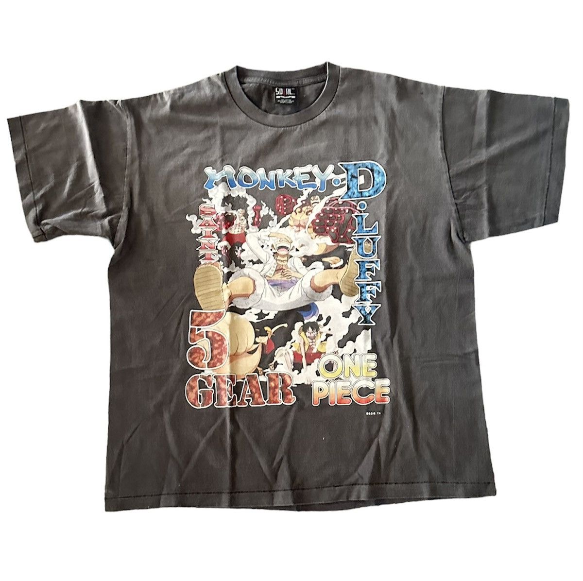 One Piece × Saint Michael Saint Michael One Piece Gear 5th Merch Tee ...