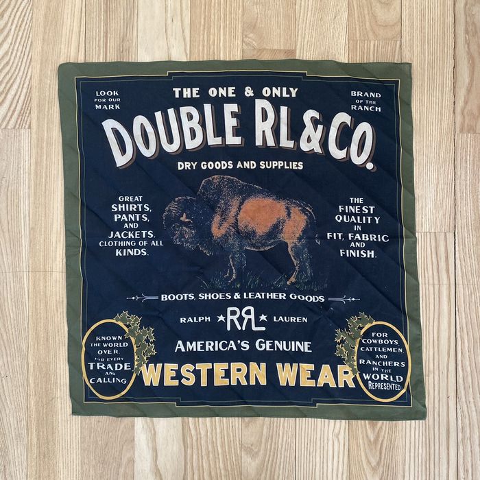 RRL Ralph Lauren RRL Double RL Ralph Lauren Bandana Americana Western ...