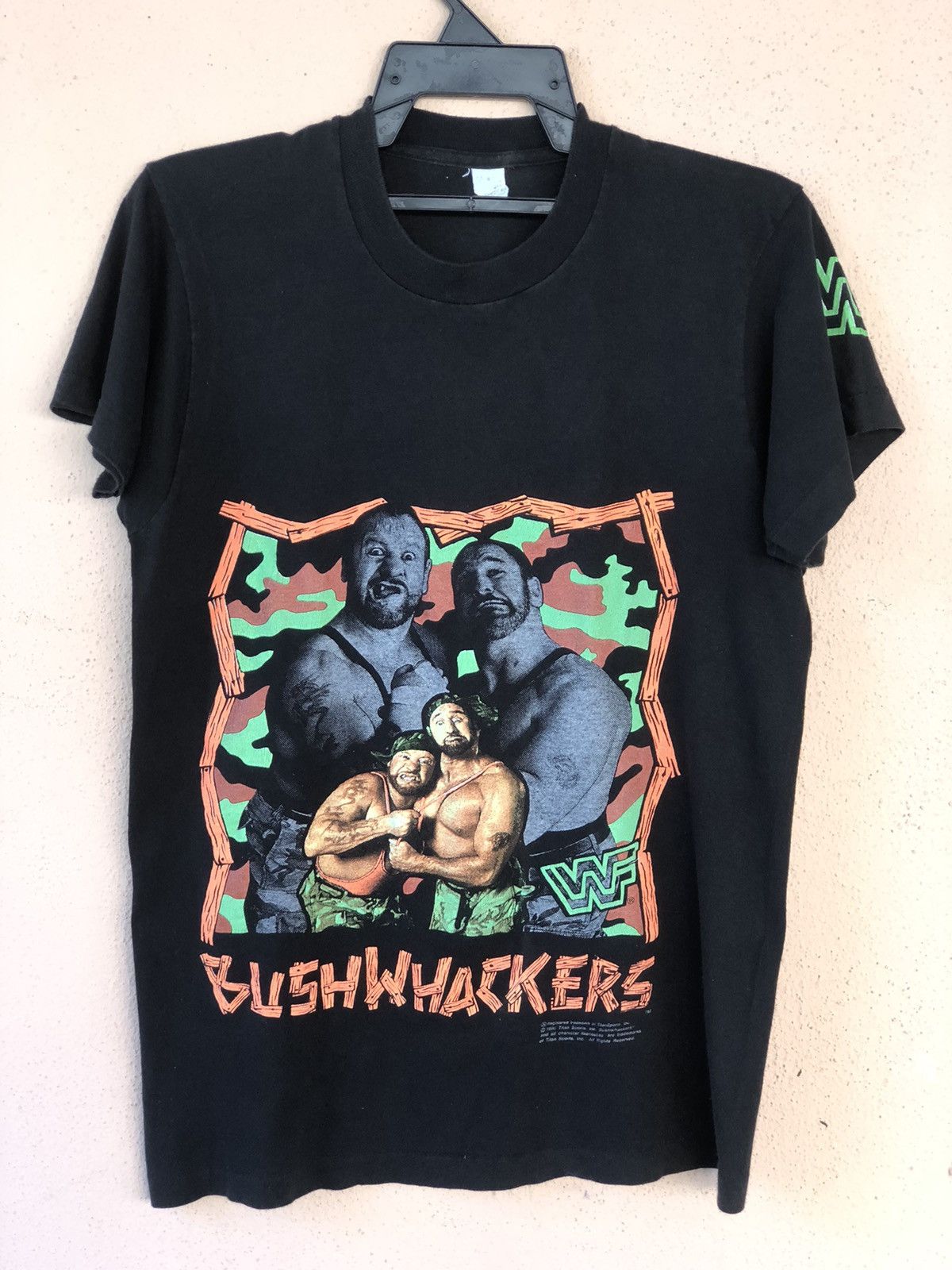 Vintage × WCW/nWo × WWF Vintage 90s BUSHWHACKERS Wrestling Tee | Grailed