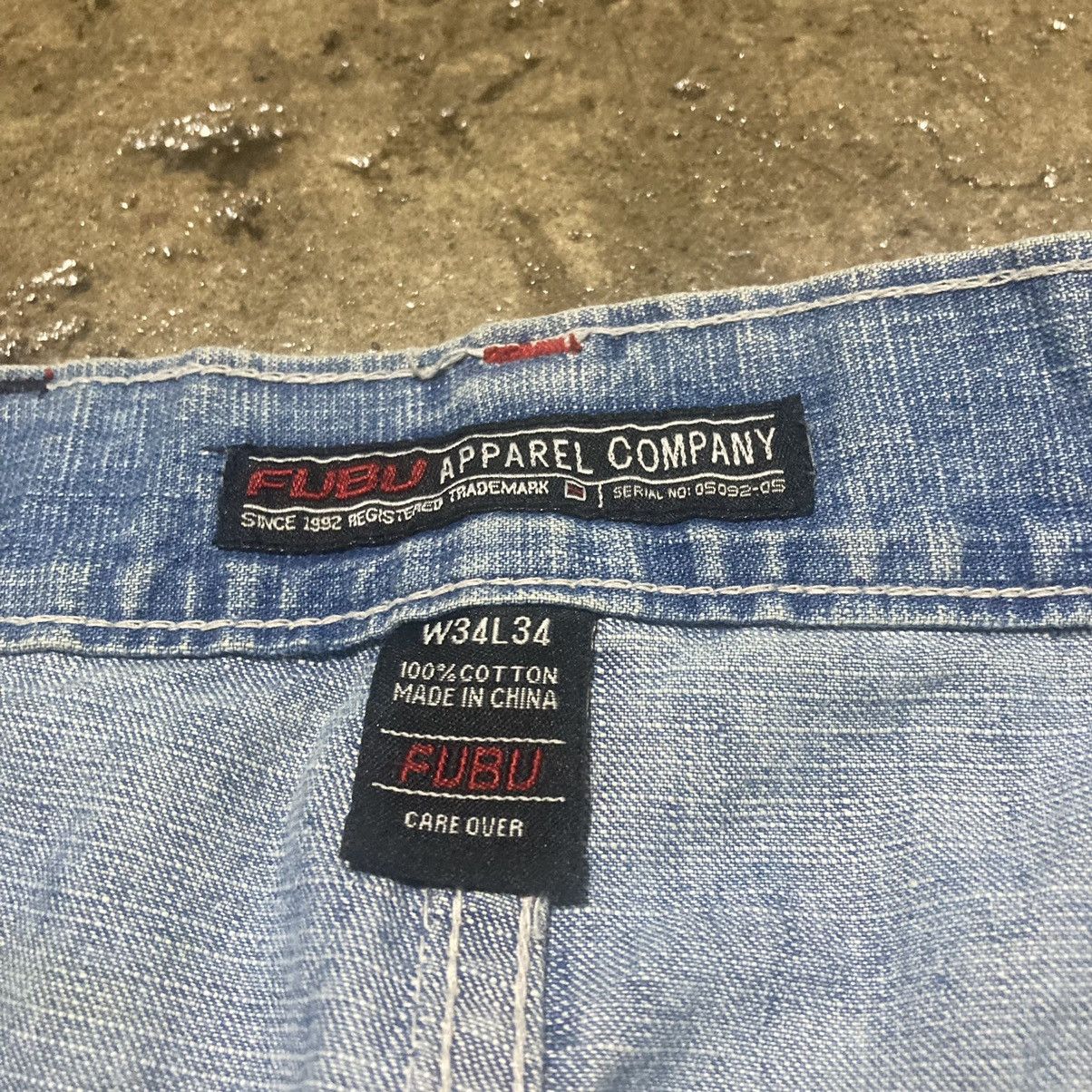 Vintage Crazy Vintage Y2K Baggy FUBU Jeans Skater Wide Leg Unique | Grailed
