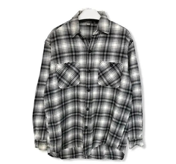 Flannel × Japanese Brand × Streetwear Japanese Brand Uniqlo Plaid ...