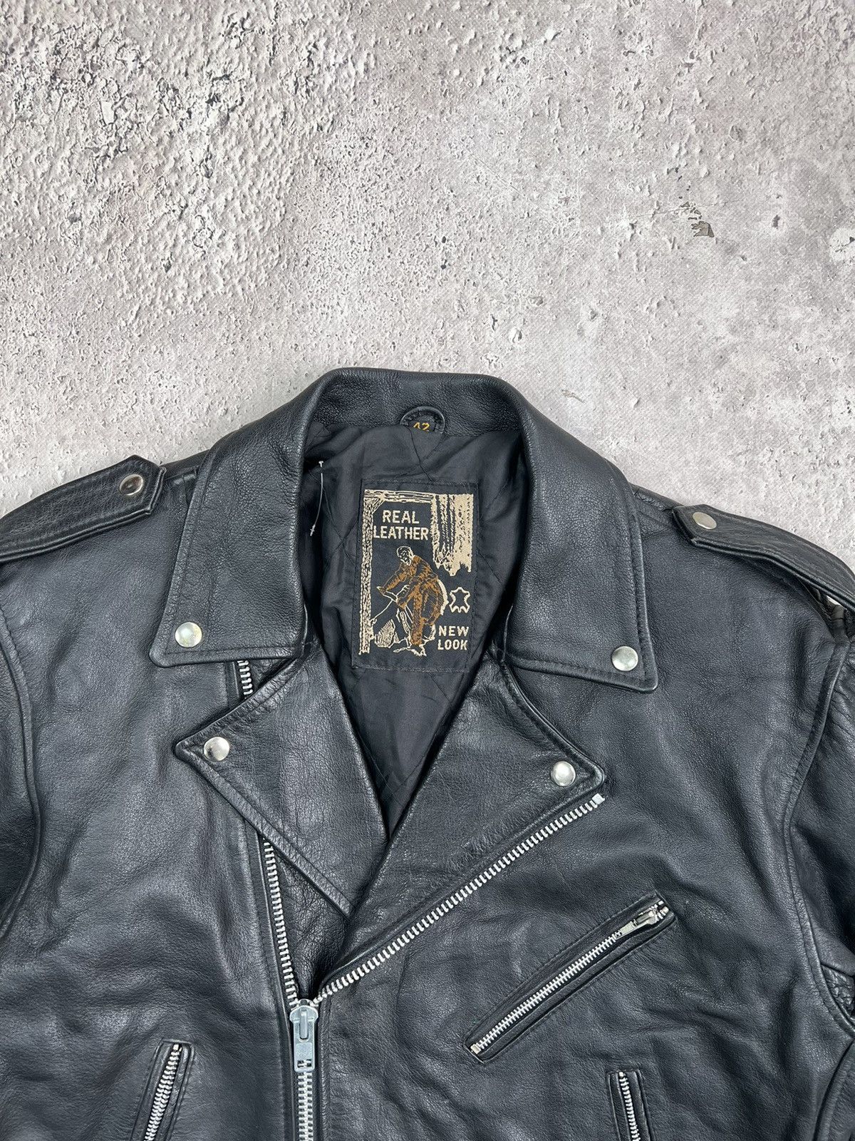 Vintage Vintage 00s Punk Leather Biker bomber jacket By Schott | Grailed