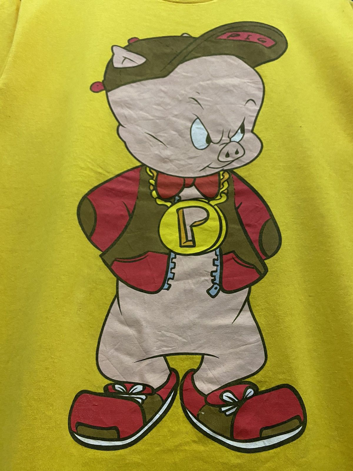 Vintage Vintage Warner Bros Porky Pig Swag Outfit Mirror Big Print ...