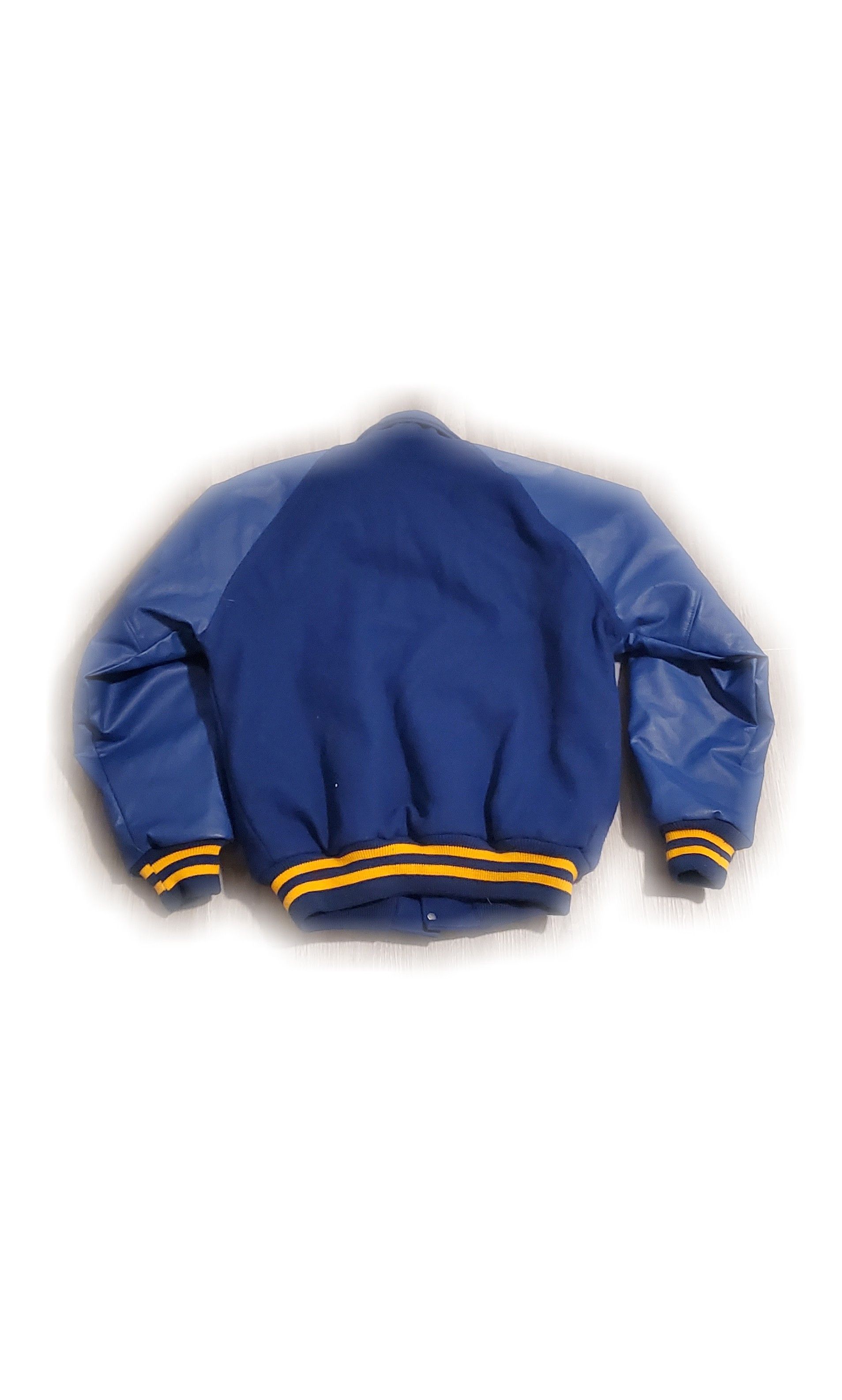 Vintage 90s Blue Varsity Jacket *Made In USA* | Grailed