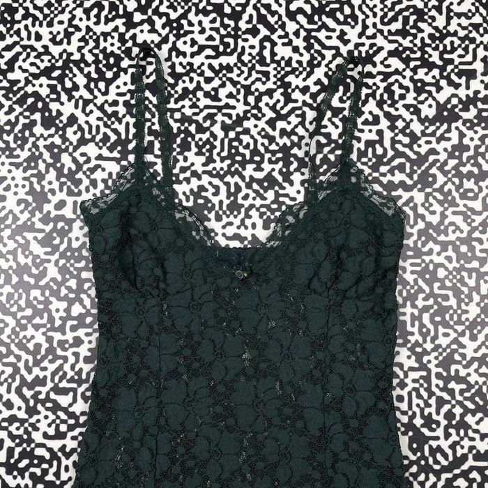 Vintage Vintage Y2K Japanese Sexy Mesh Flower Tank Top 90s Style | Grailed