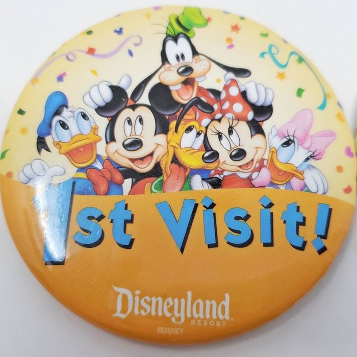 Disney Disneyland 1st Visit Buttons: Celebrate Your Magical Debut | Grailed