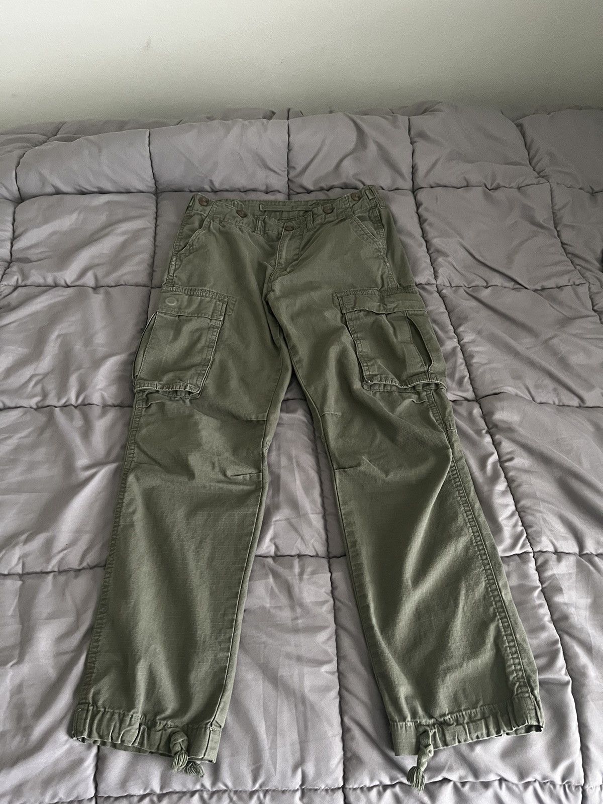 Mnml Streetwear Vintage Mnml Olive Green Cargo Pants Grailed